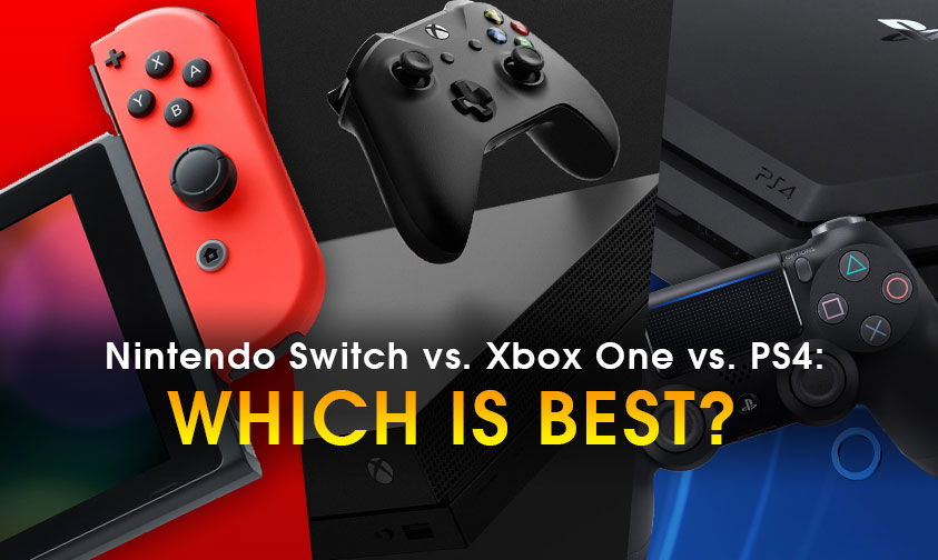 Nintendo Switch vs. Xbox One vs. PS4: Which Is Best? - Playasia Blog