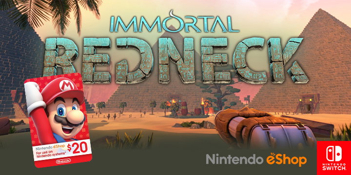 Shoot like an Egyptian with Immortal Redneck for Switch!
