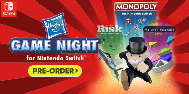 Hasbro Game Night for Nintendo Switch - Coming out on October 30!