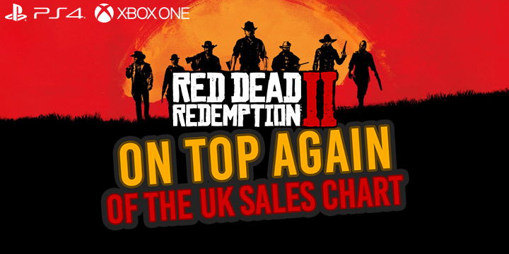 Red Dead Redemption II: Goes Back to the Top Spot of the UK Sales Chart