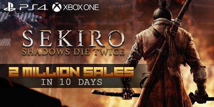 Sekiro: Shadows Die Twice Sales Over Two Million in Ten Days