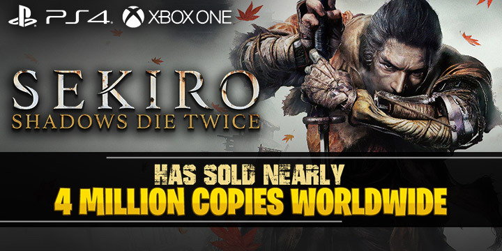 Sekiro: Shadows Die Twice Has Sold Nearly 4 Million Units Worldwide