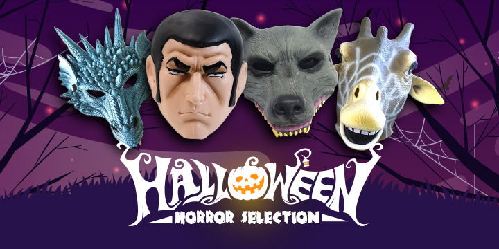 Halloween Horror Selection - menacing masks and terrifying toys!