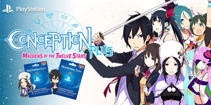 Conception Plus for PS4 - Each star is a mirror who reflects your soul!
