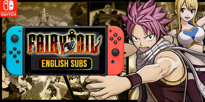 Fairy Tail Switch Version with English Subtitles Arriving on March 2020