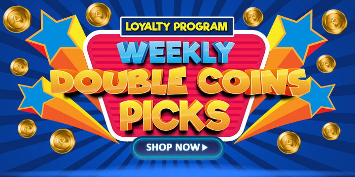Playasia Loyalty Program: Weekly Double Coins Picks!