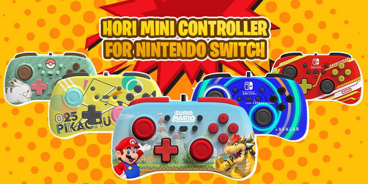 Hori Mini Controller for the Nintendo Switch Available for Pre-order