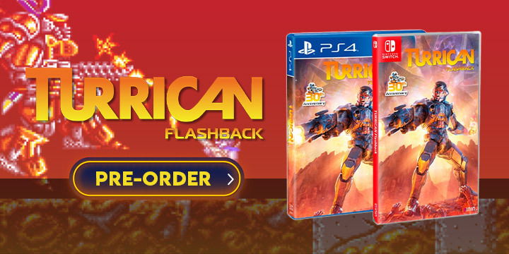 Turrican Flashback for PS4 & Nintendo Switch Now Up For Grabs!