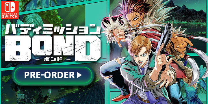 Buddy Mission: BOND for Switch Character Designed by Yusuke Murata