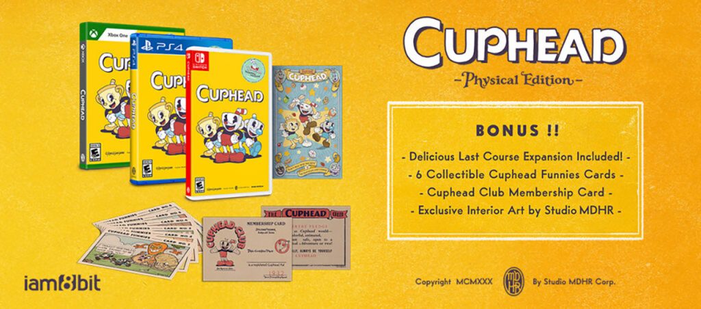 Cuphead Physical Edition Launches on December 6