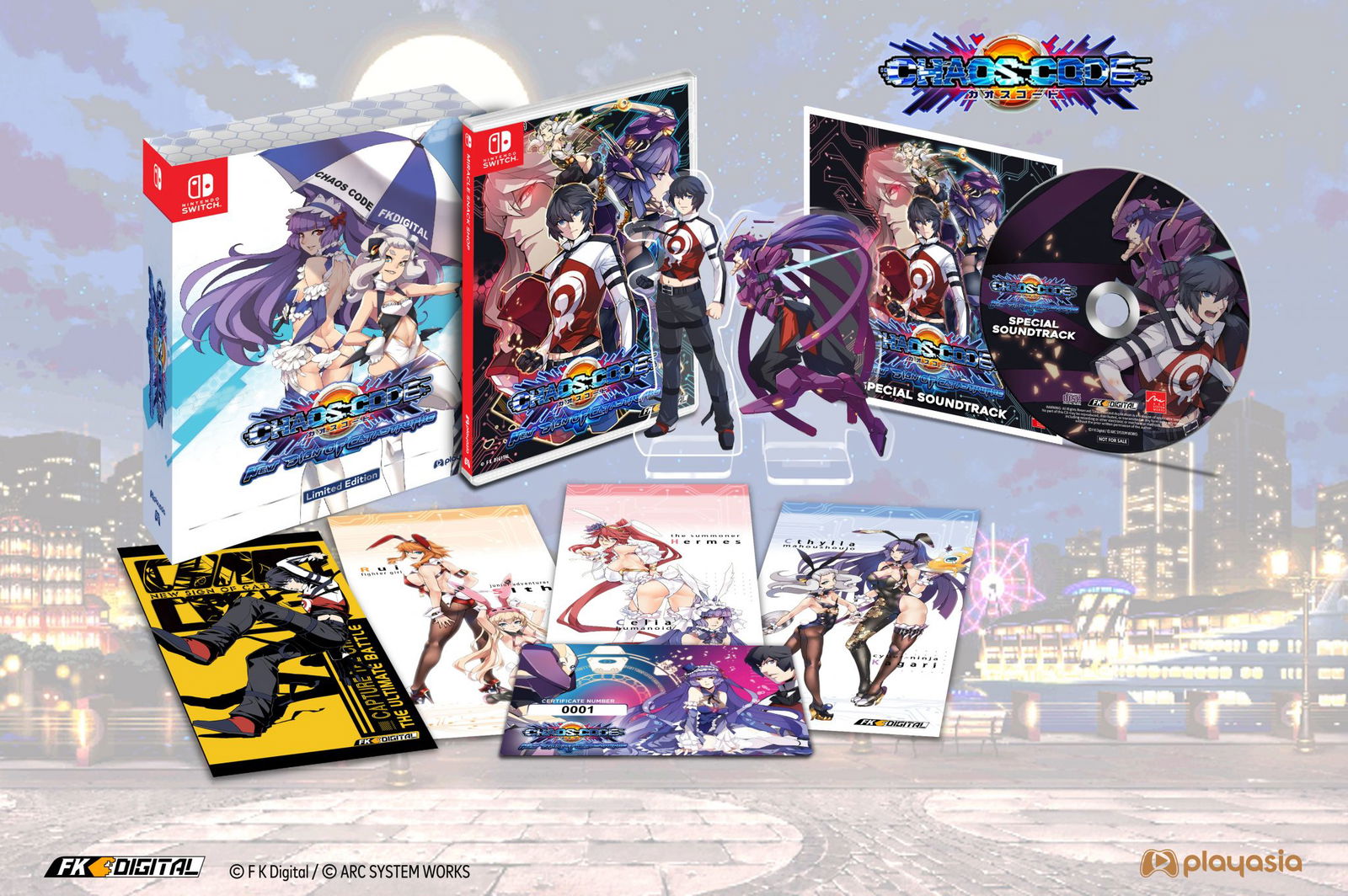 2D arcade fighter Chaos Code: New Sign of Catastrophe receives Limited ...