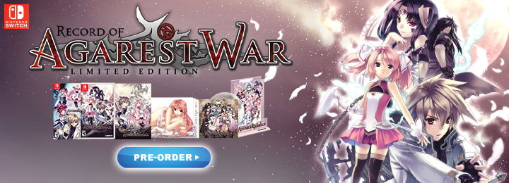 Record of Agarest War Physical Release For The Nintendo Switch