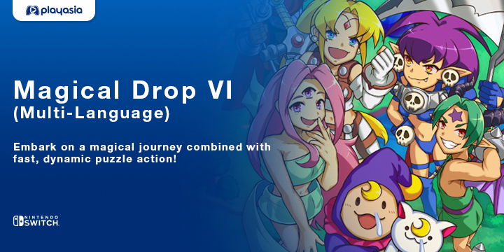 Magical Drop VI Physical Release for Switch with Multi-language