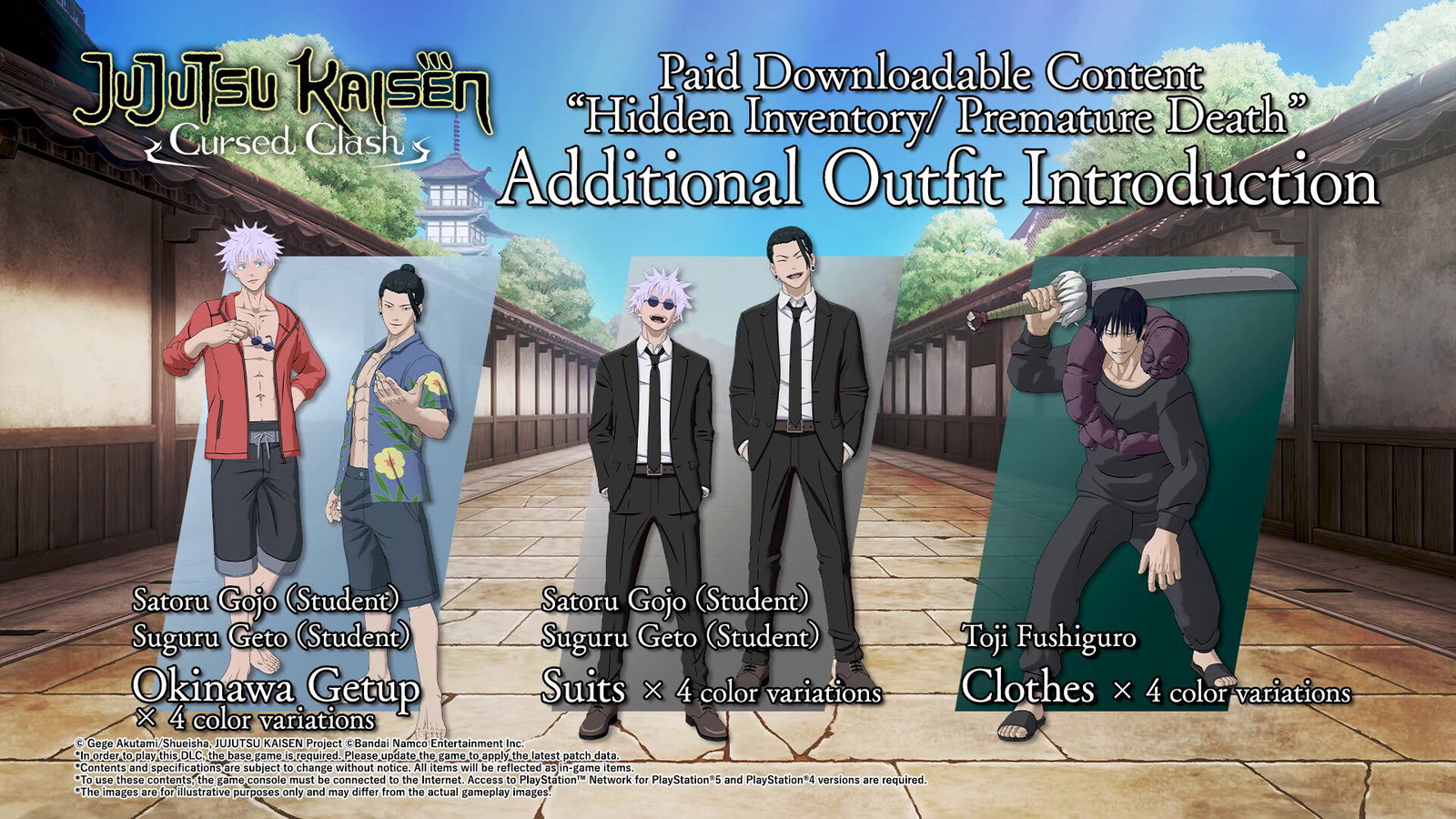 Jujutsu Kaisen Cursed Clash: Hidden Inventory / Premature Death DLC on ...