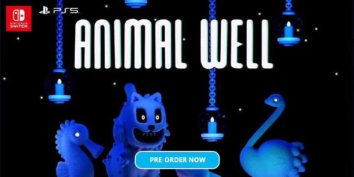 Animal Well Physical Re-release in US & Asia for PS5 & Switch